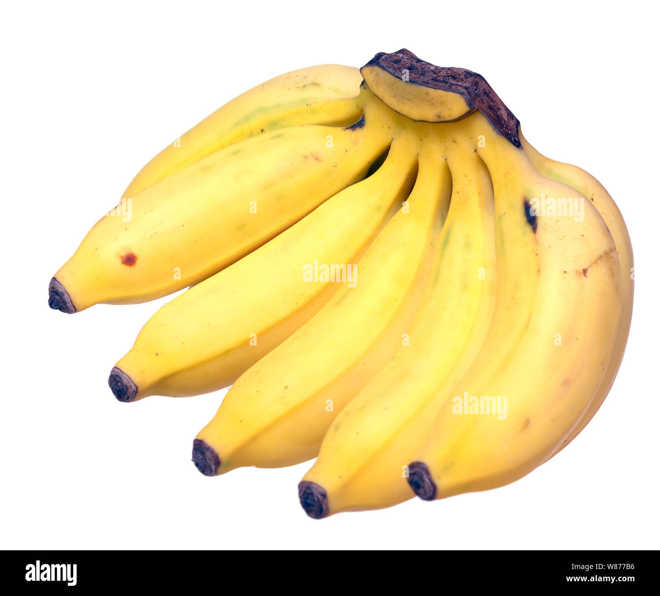 yellow banana isolated on white Stock Photo - Alamy