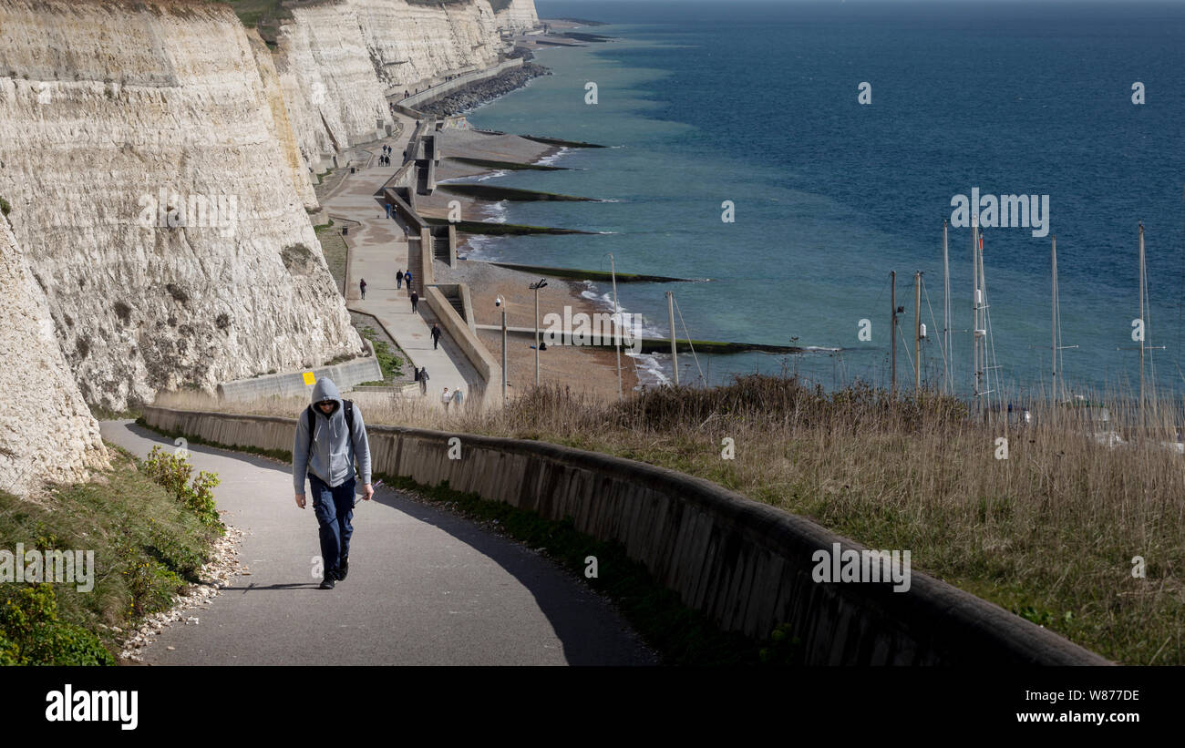 The undercliff walk brighton hi-res stock photography and images - Alamy