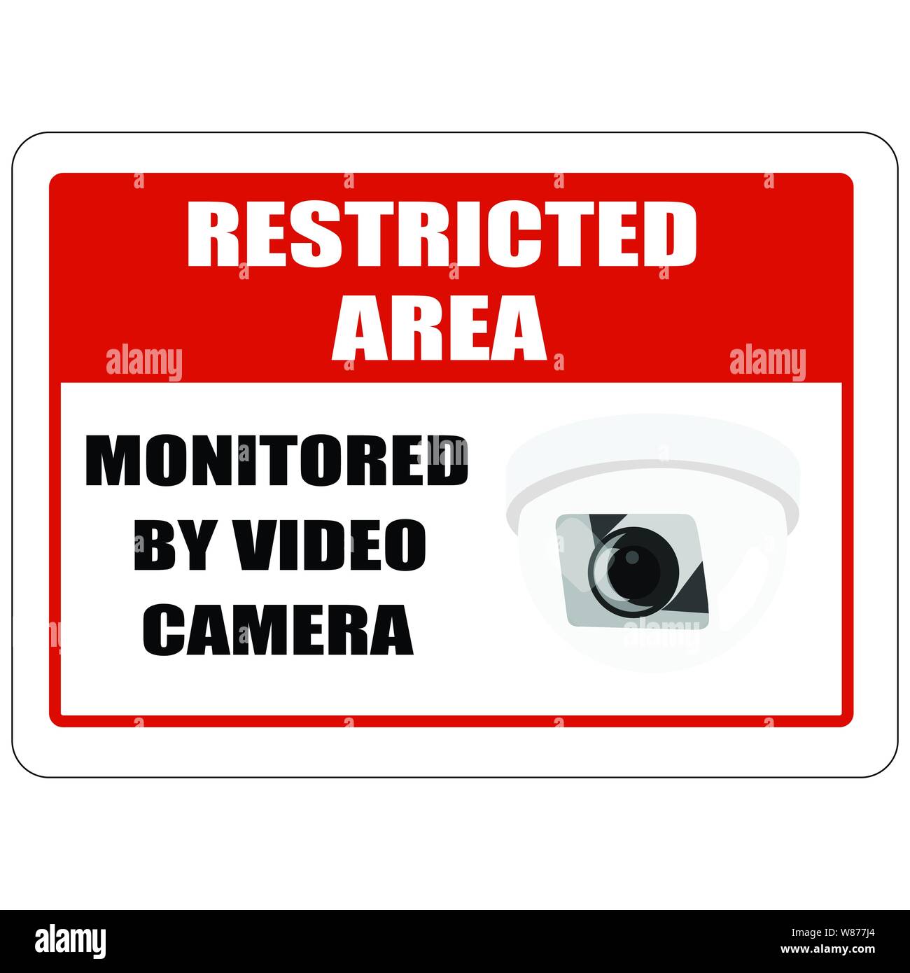 Authorized personnel only sign vector hi-res stock photography and ...