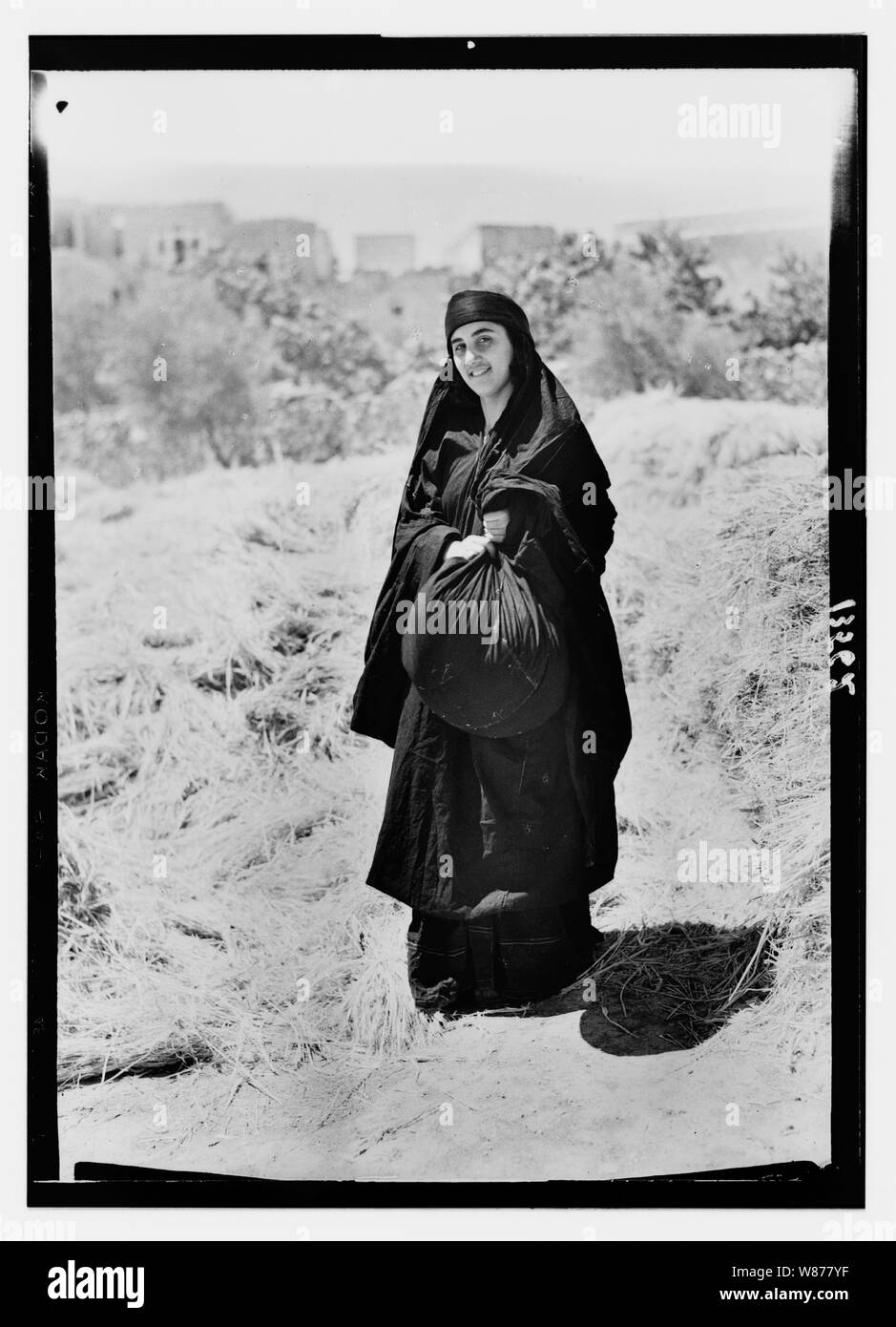 Ruth story. Ruth carrying off wheat measured by Boaz (Sirvart Stock ...