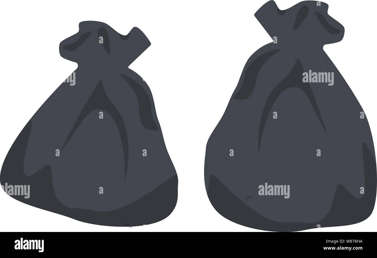 Black plastic packs bags hi-res stock photography and images - Alamy