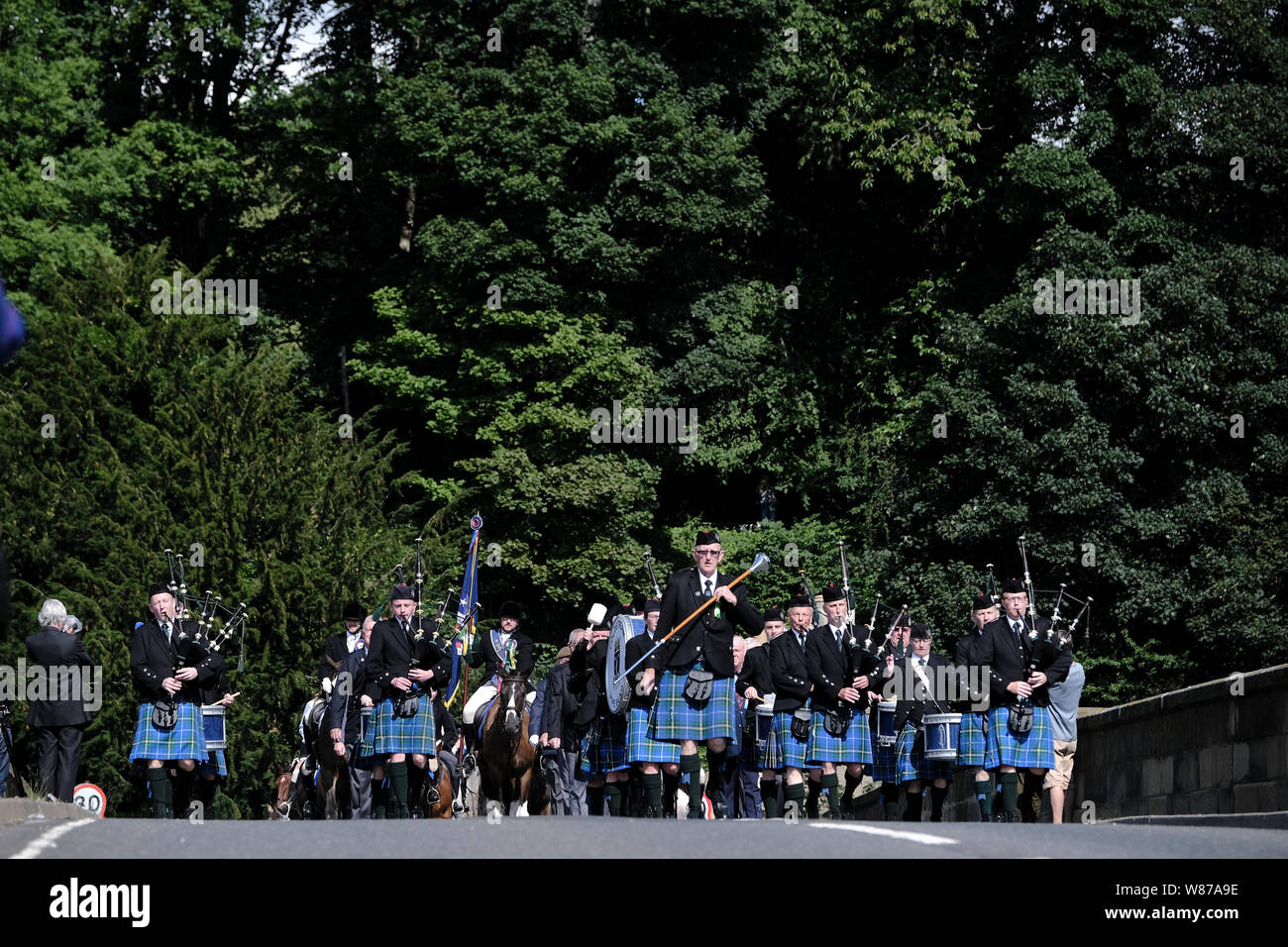 Coldstream, UK. 08th Aug, 2019. Coldstream, SCOTLAND - August 08 ...