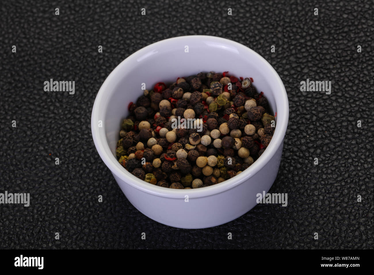 Pepper corn mix - black, red, white and green Stock Photo - Alamy