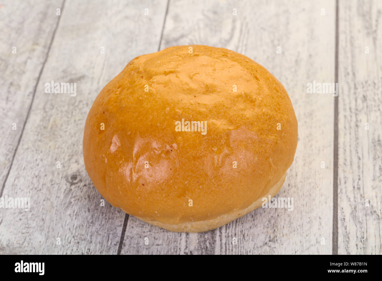 Fresh hot Bun for burger Stock Photo - Alamy