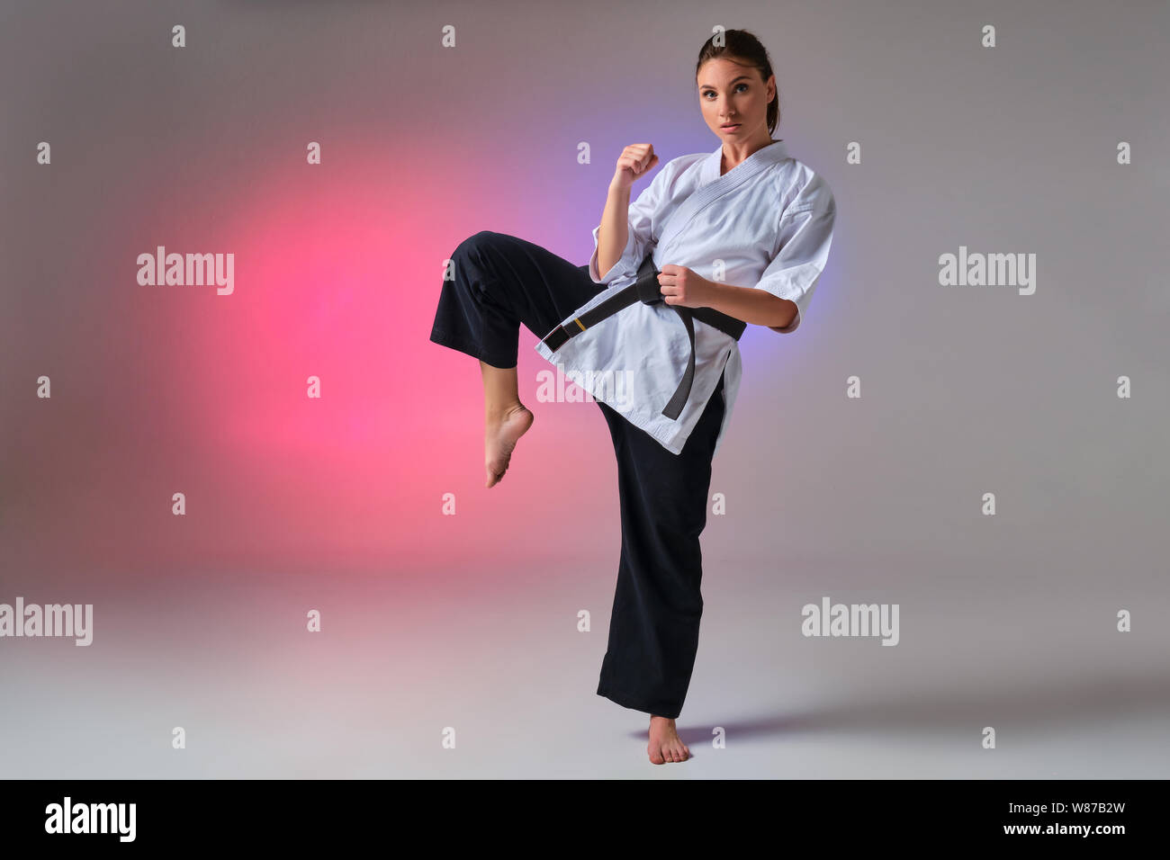 Martial Arts Women Kick