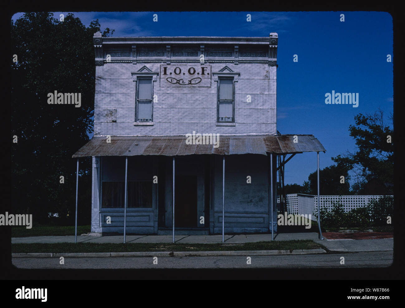 100F Lodge, Odd Fellows, Decatur Avenue, Norcator, Kansas Stock Photo ...
