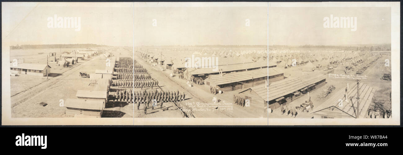 106th Ammunition Train, Lt. Col. Paul O. Franson, commanding, Camp ...
