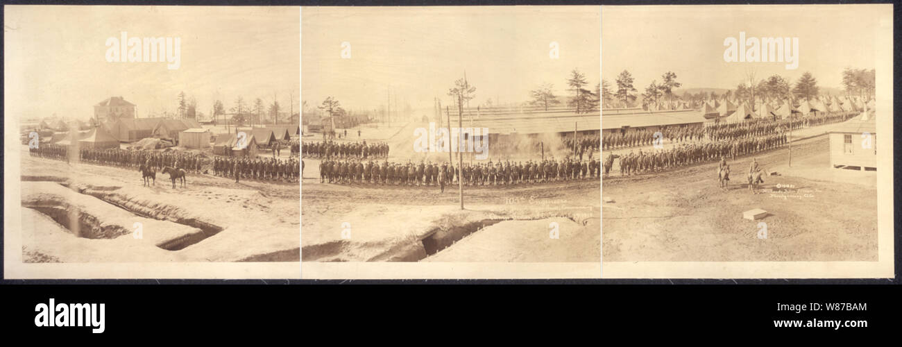 105th Engineers, Lt. Col. Joseph Hyde Pratt, commanding, Camp Sevier, S ...