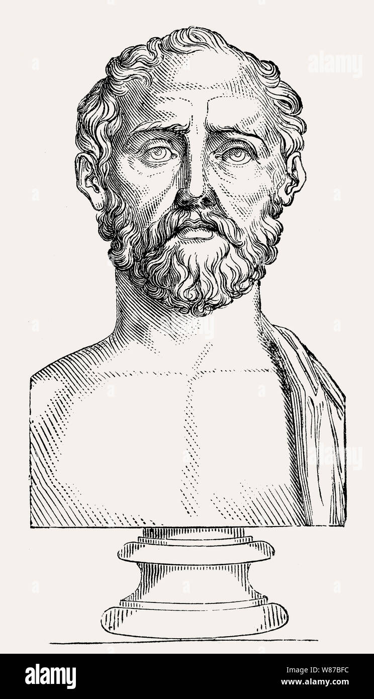Demosthenes, 384-322 BC, a Greek statesman and orator of ancient Athens ...