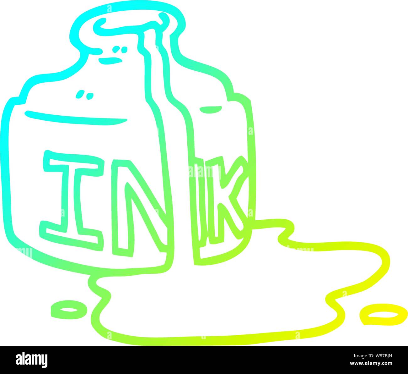 Spilled ink art Stock Vector Images - Alamy