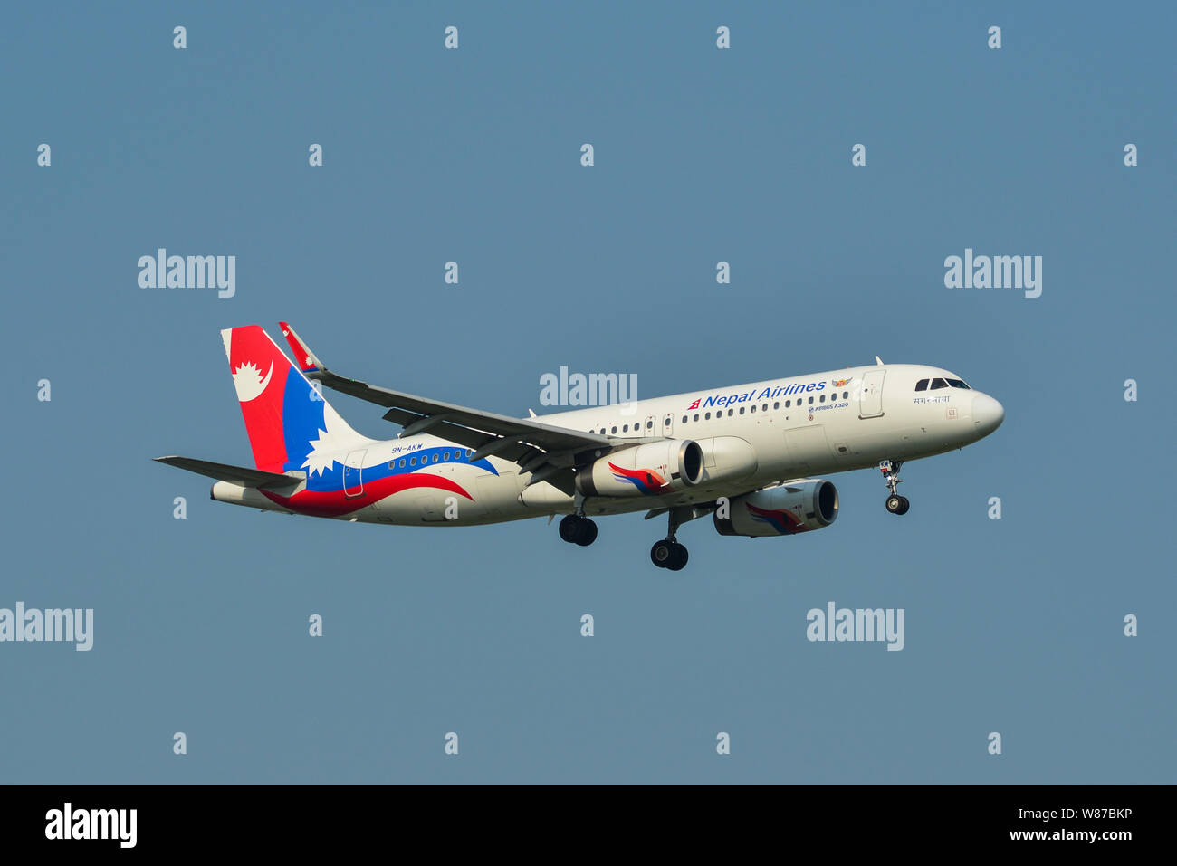 Bangkok, Thailand - Apr 23, 2018. 9N-AKW Nepal Airlines Airbus A320 ...