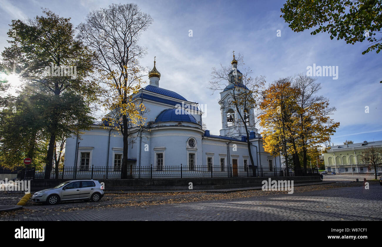 Vyborg, Russia - Oct 6, 2016. Old church in Vyborg, Russia. Vyborg ...