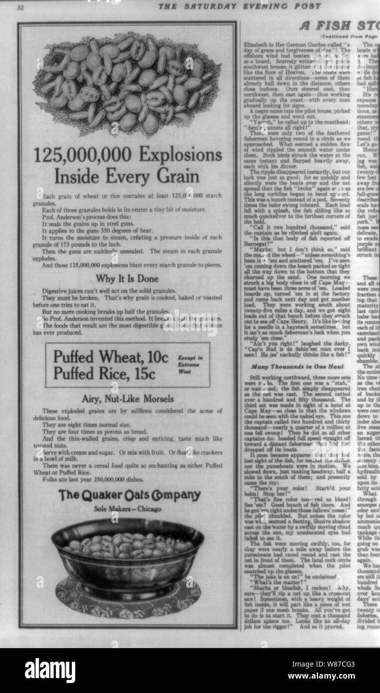 125,000,000 explosions inside every grain Stock Photo - Alamy