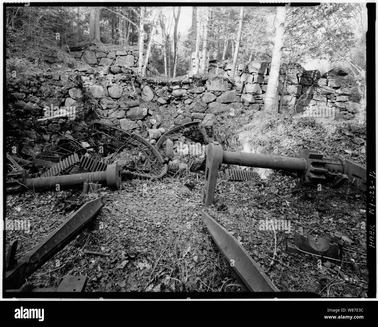 Iron pit wheel Black and White Stock Photos & Images - Alamy