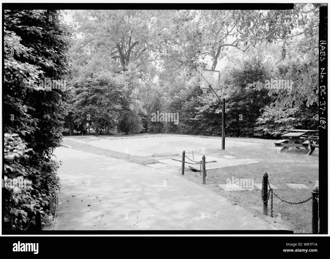 Horseshoe pit Black and White Stock Photos & Images - Alamy