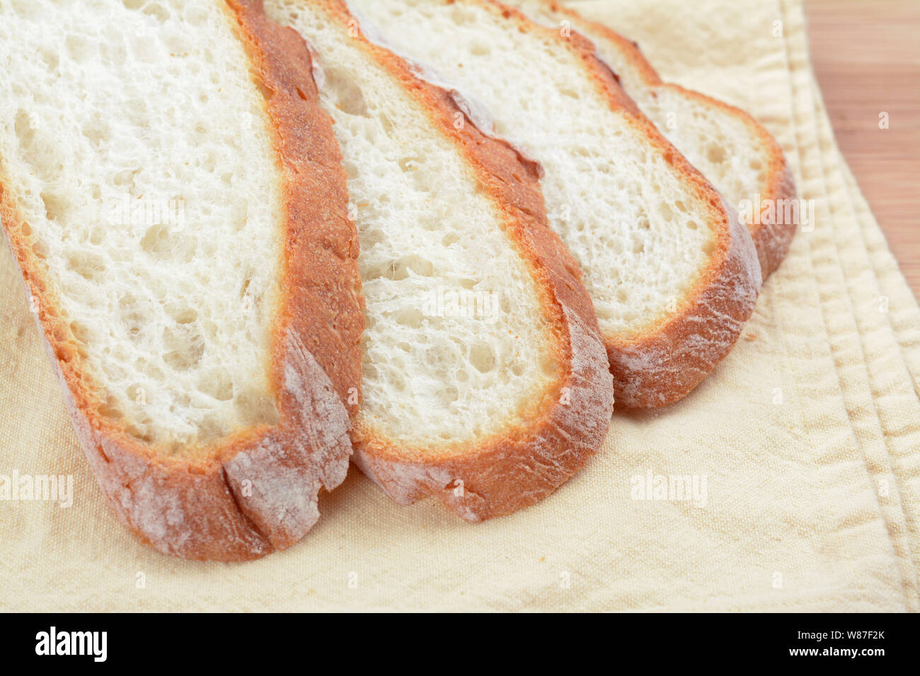 some slice of ciabatta bread Stock Photo - Alamy
