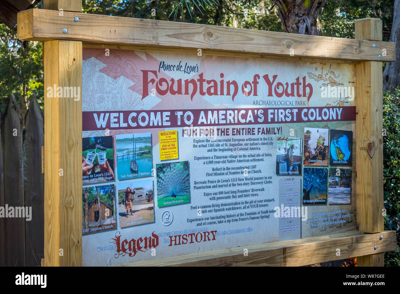 Fountain of youth sign hi-res stock photography and images - Alamy
