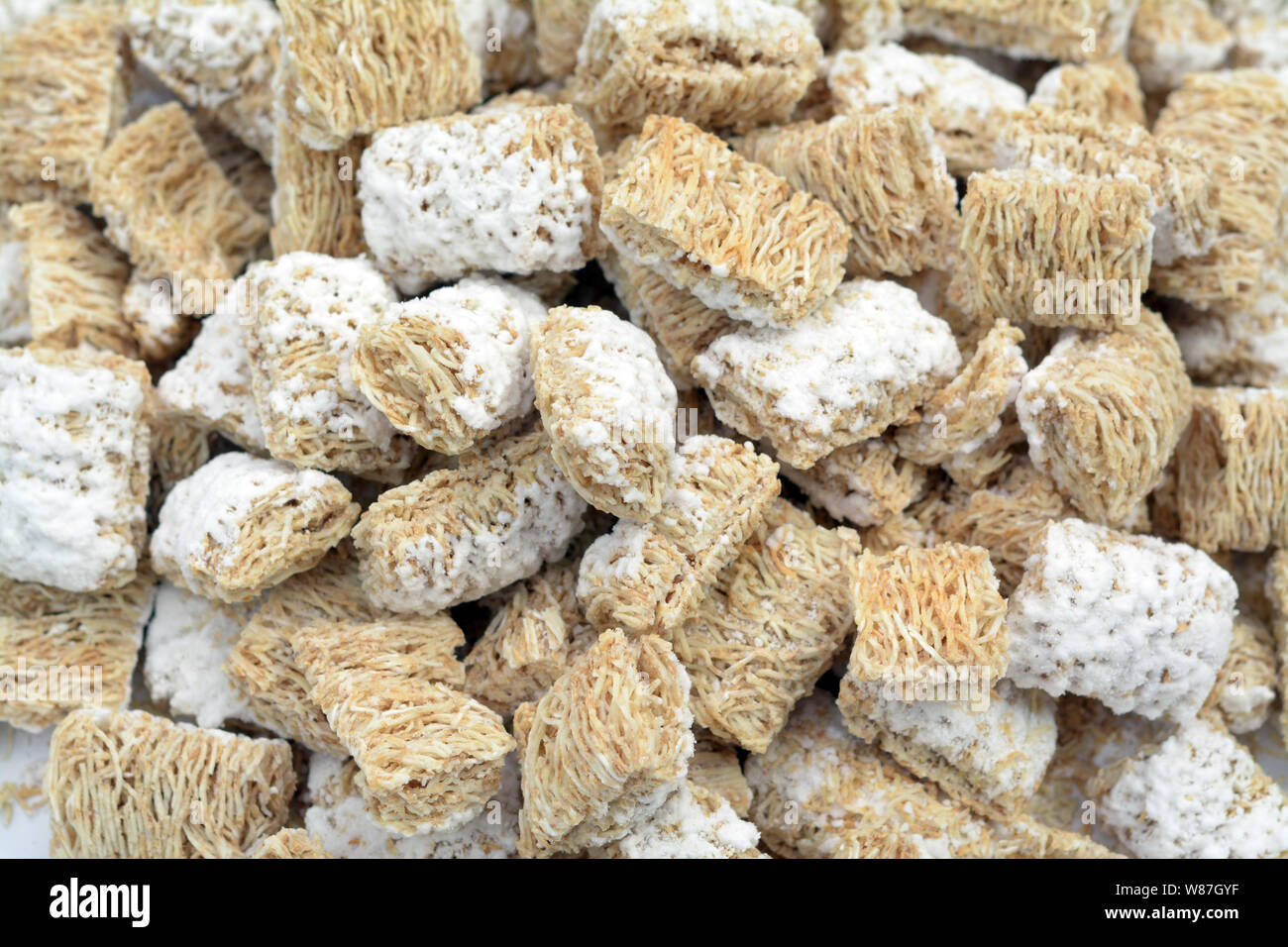 cereal with frosted and square thump Stock Photo - Alamy