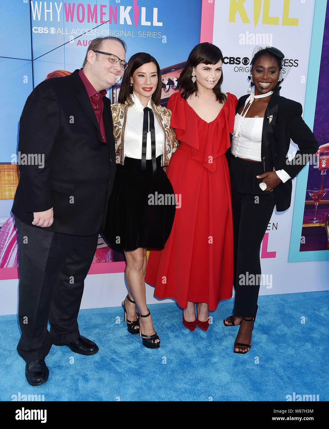BEVERLY HILLS, CA - AUGUST 07: (L-R) Marc Cherry, Lucy Liu, Ginnifer ...