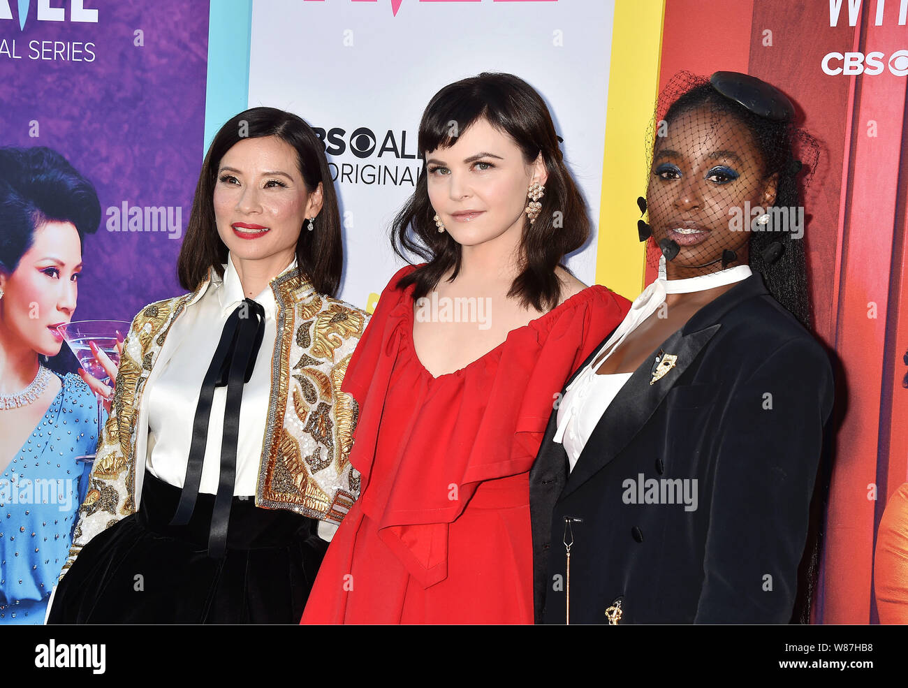 BEVERLY HILLS, CA - AUGUST 07: (L-R) Lucy Liu, Ginnifer Goodwin and ...