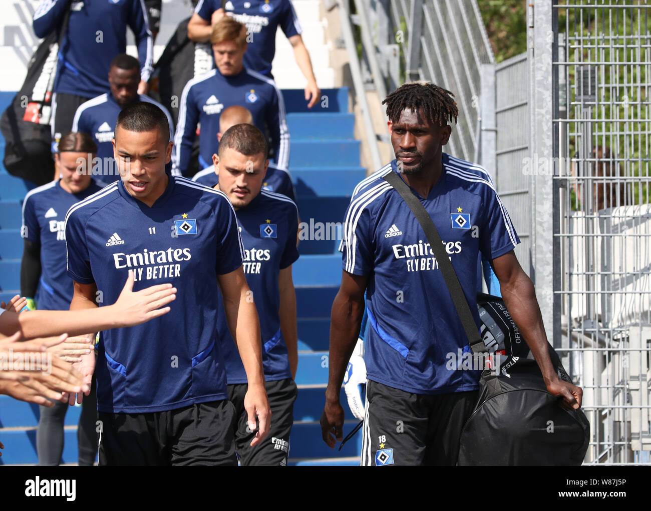 Hamburg, Germany. 18th Aug, 2017. Soccer: 2nd Bundesliga, Training ...