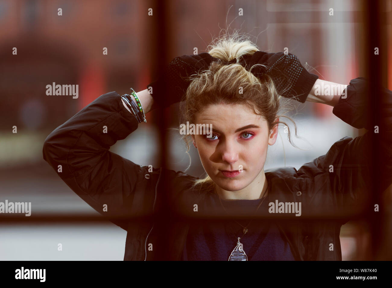 Teen girl messy red hair hi-res stock photography and images - Alamy