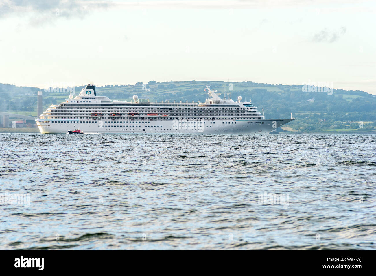 Crystal Symphony leaving Belfast, Northern Ireland Stock Photo - Alamy