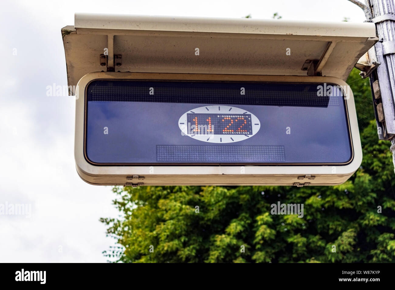 Digital clock numbers hi-res stock photography and images - Alamy