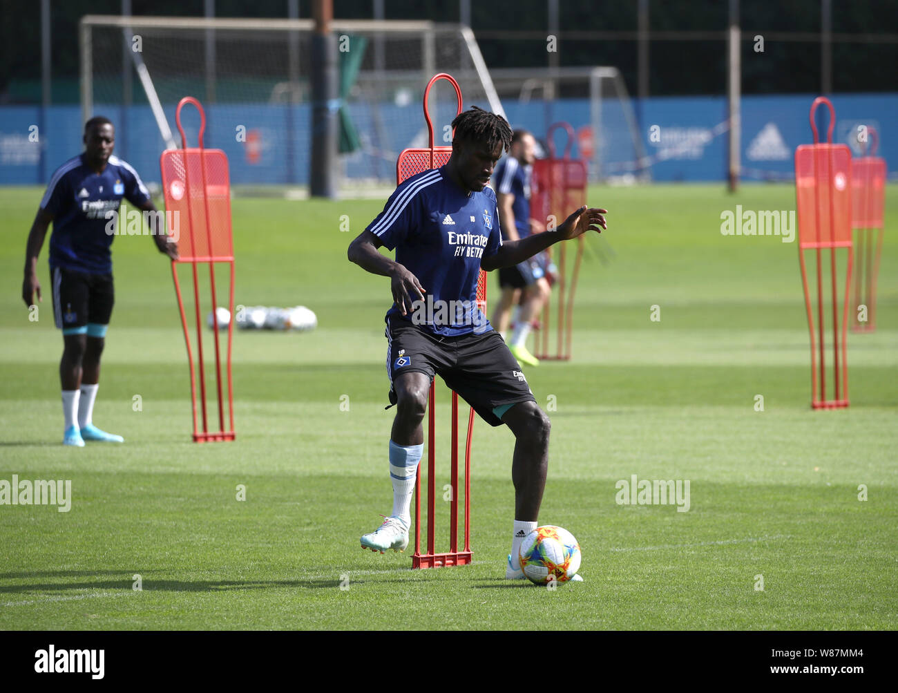 Hamburg, Germany. 18th Aug, 2017. Soccer: 2nd Bundesliga, Training ...
