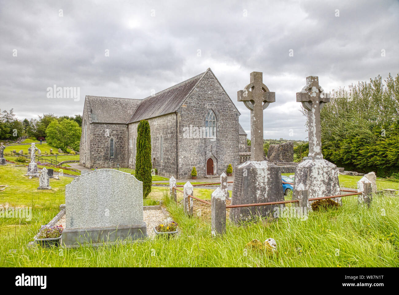 Ballintubber Abbey in the village of Ballintubber in County Mayo ...