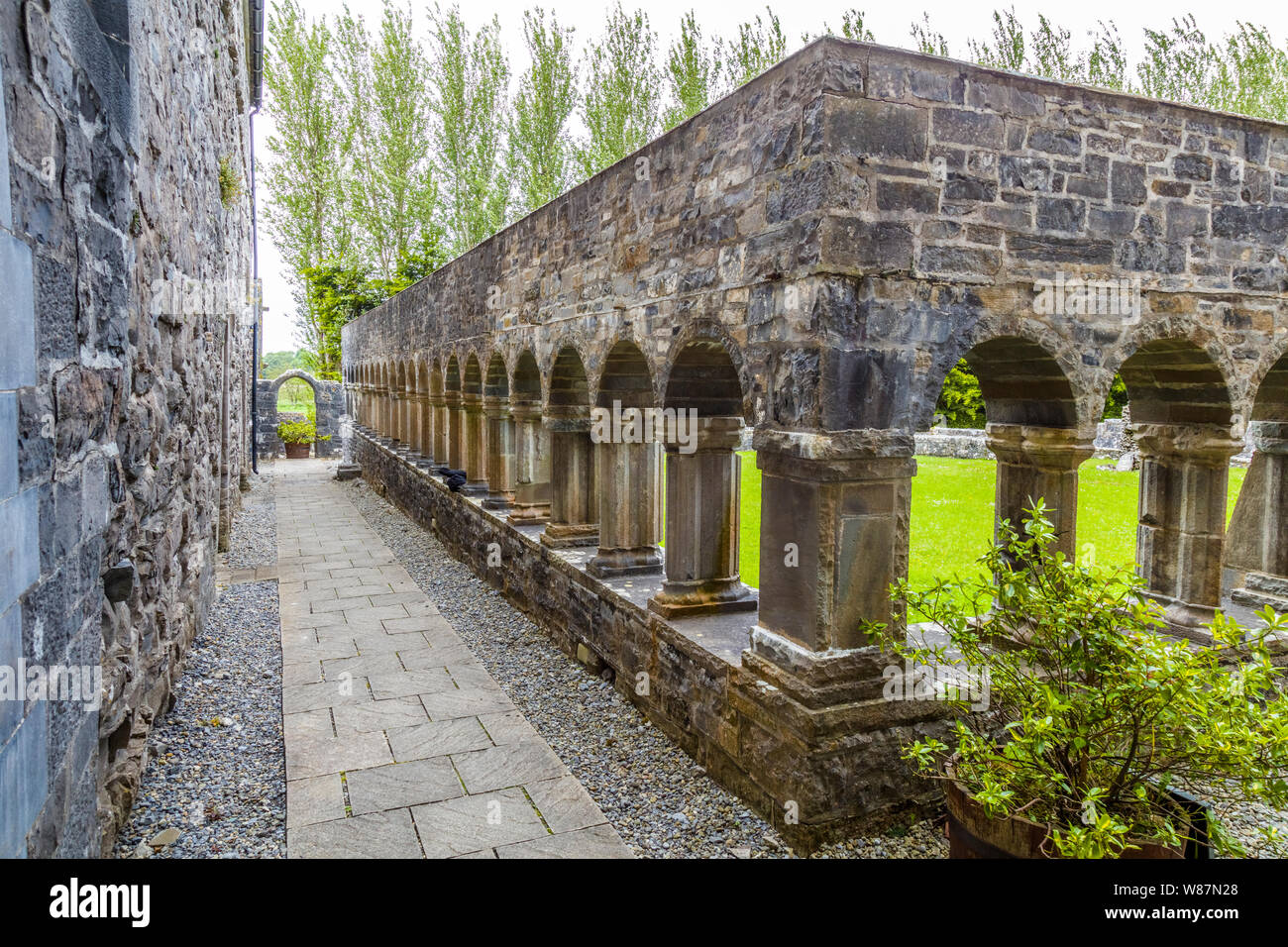 Ballintubber Abbey in the village of Ballintubber in County Mayo ...