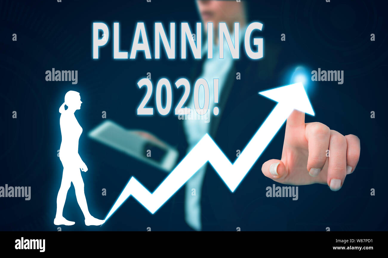 Text sign showing Planning 2020. Business photo text process of making ... Text sign showing Planning 2020. Business photo text process of making ...