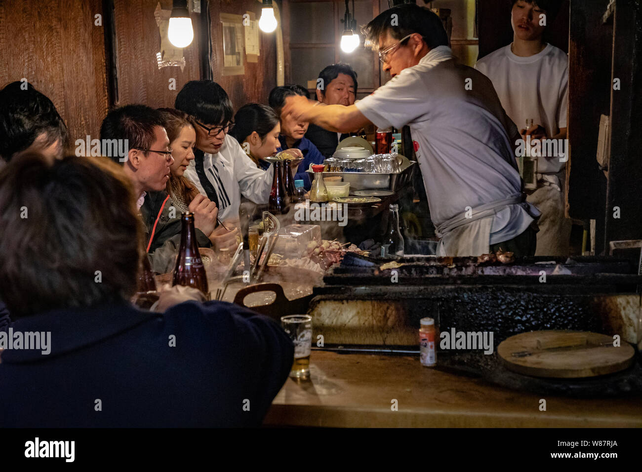 Night life in Shinjuku district of Tokyo, Japan Stock Photo - Alamy
