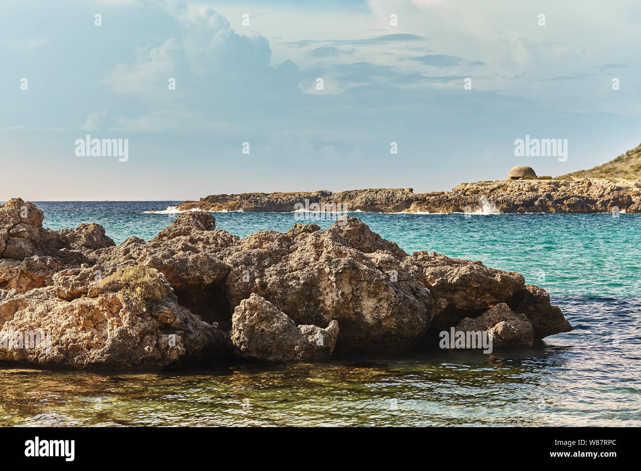 Breathtaking natural landscapes and seaside of Puglia, Italy Stock ...