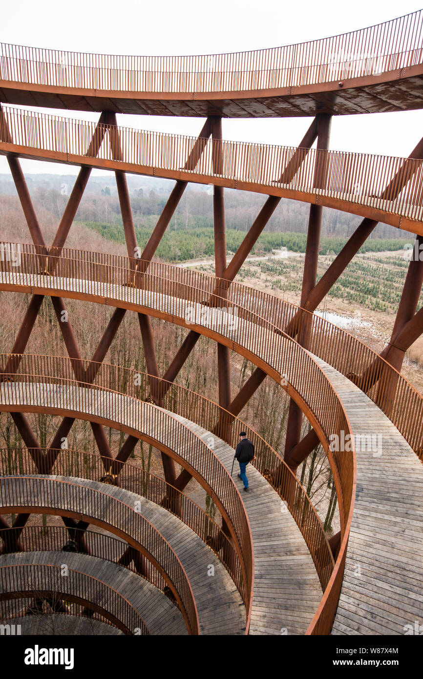 Haslev, Denmark. 3rd., April 2019. The 45 meter high spectacular spiral ...