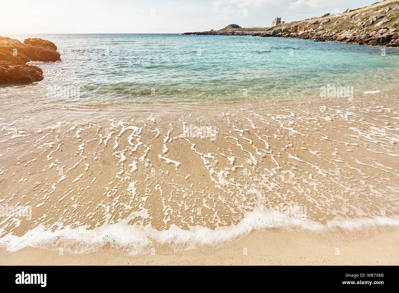 Breathtaking natural landscapes and seaside of Puglia, Italy Stock ...