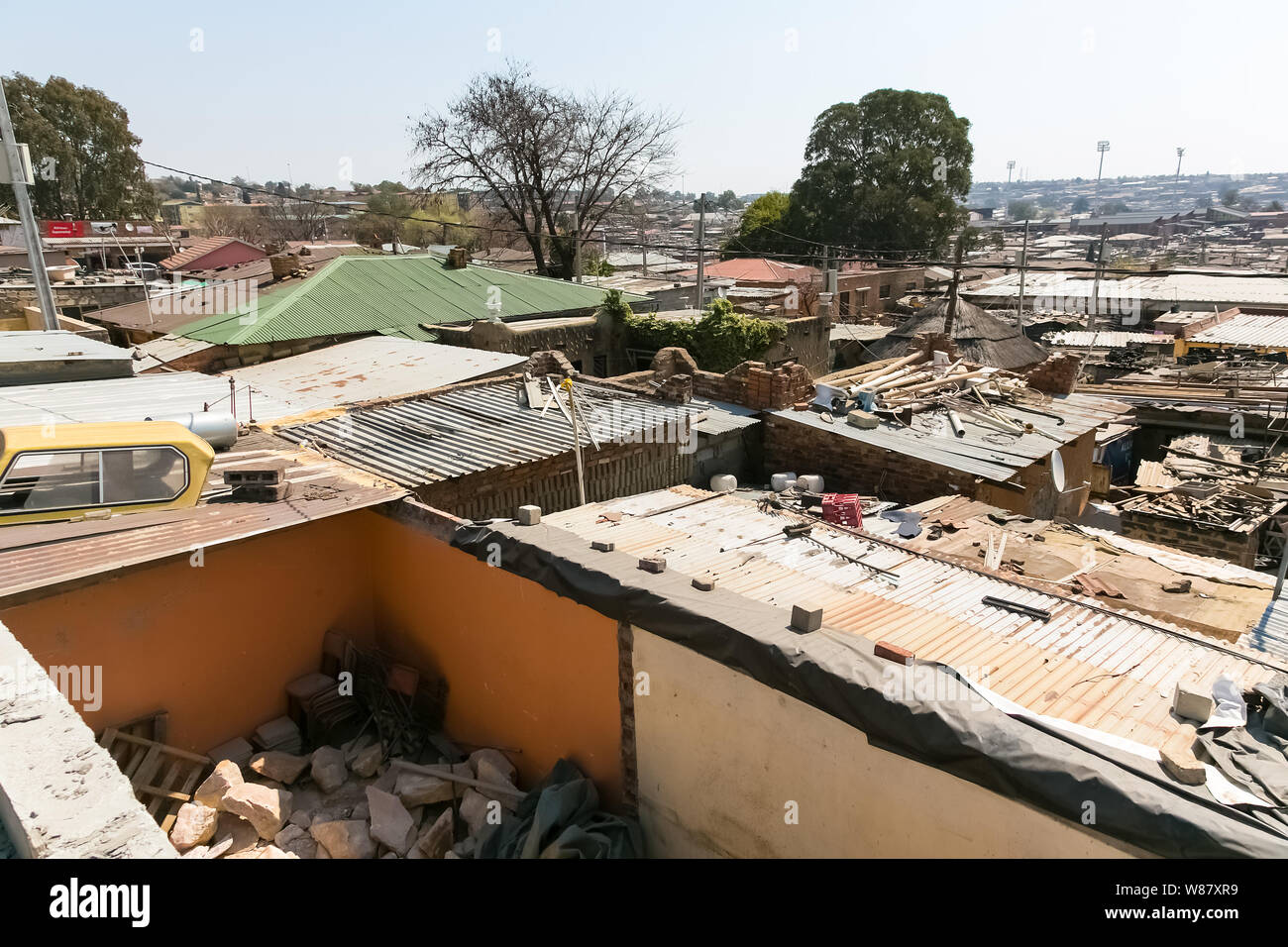 Alexandra johannesburg township aerial hi-res stock photography and ...