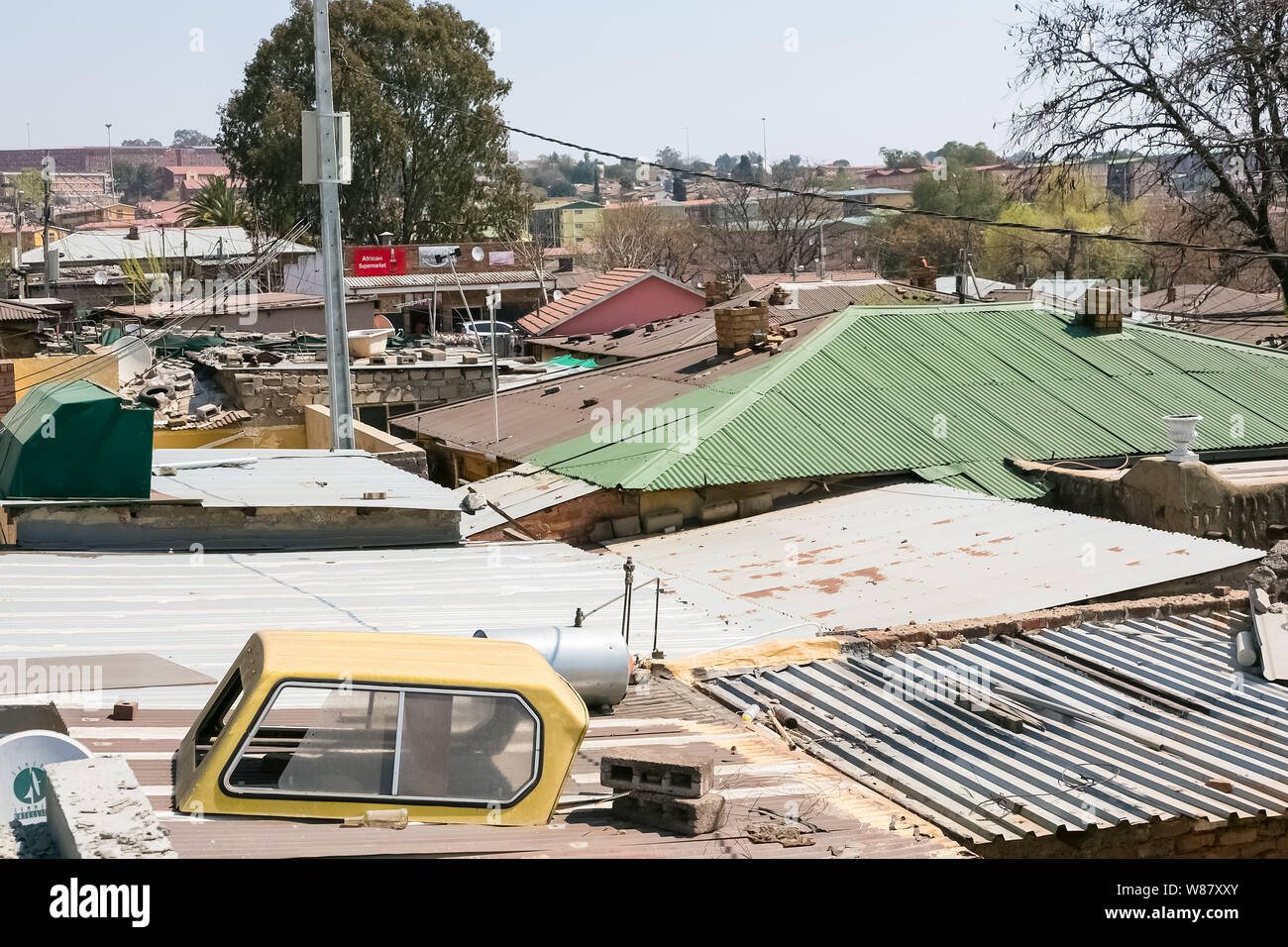 Alexandra johannesburg township aerial hi-res stock photography and ...