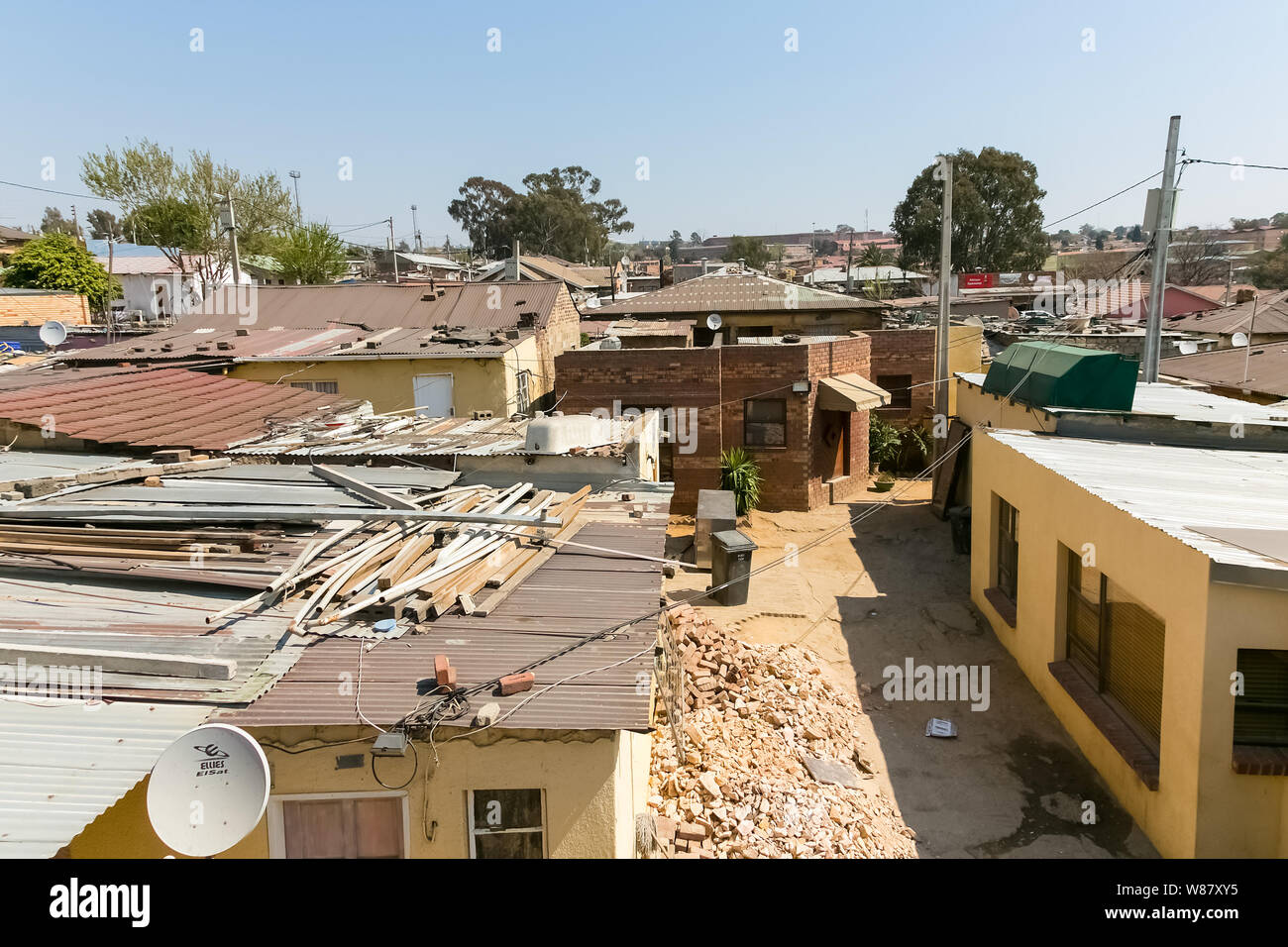 Alexandra johannesburg township aerial hi-res stock photography and ...