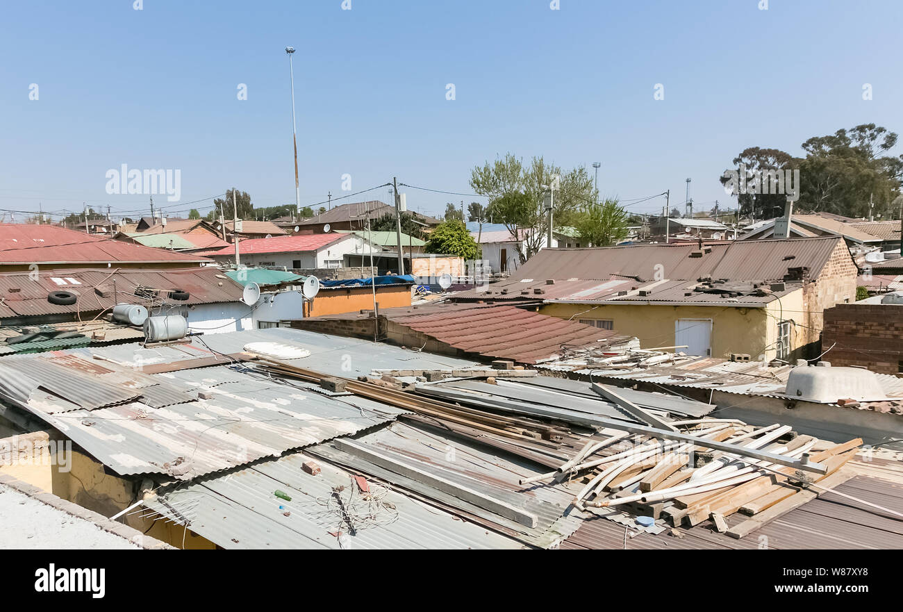 Alexandra johannesburg township aerial hi-res stock photography and ...