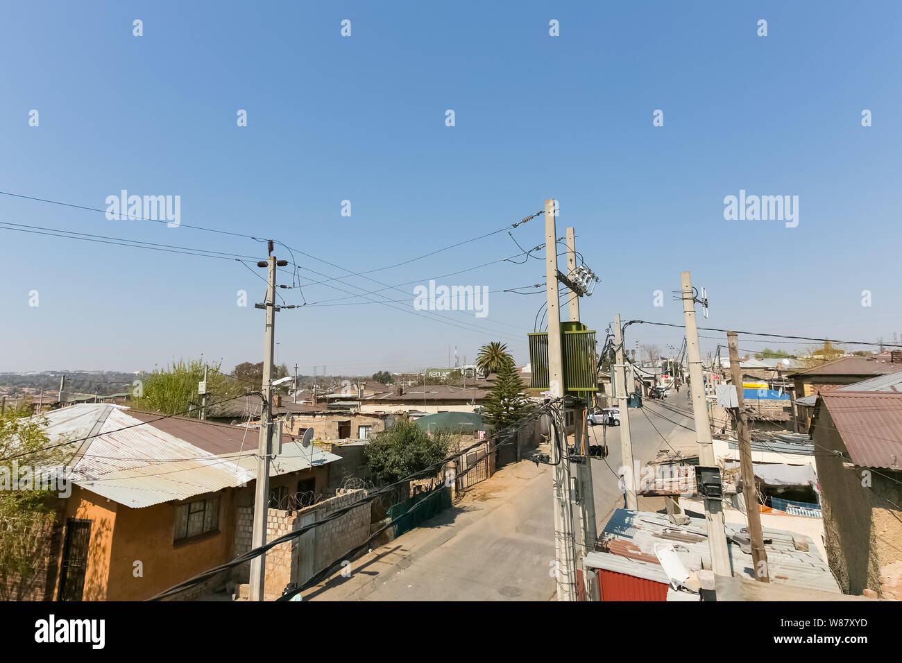 Alexandra johannesburg township aerial hi-res stock photography and ...