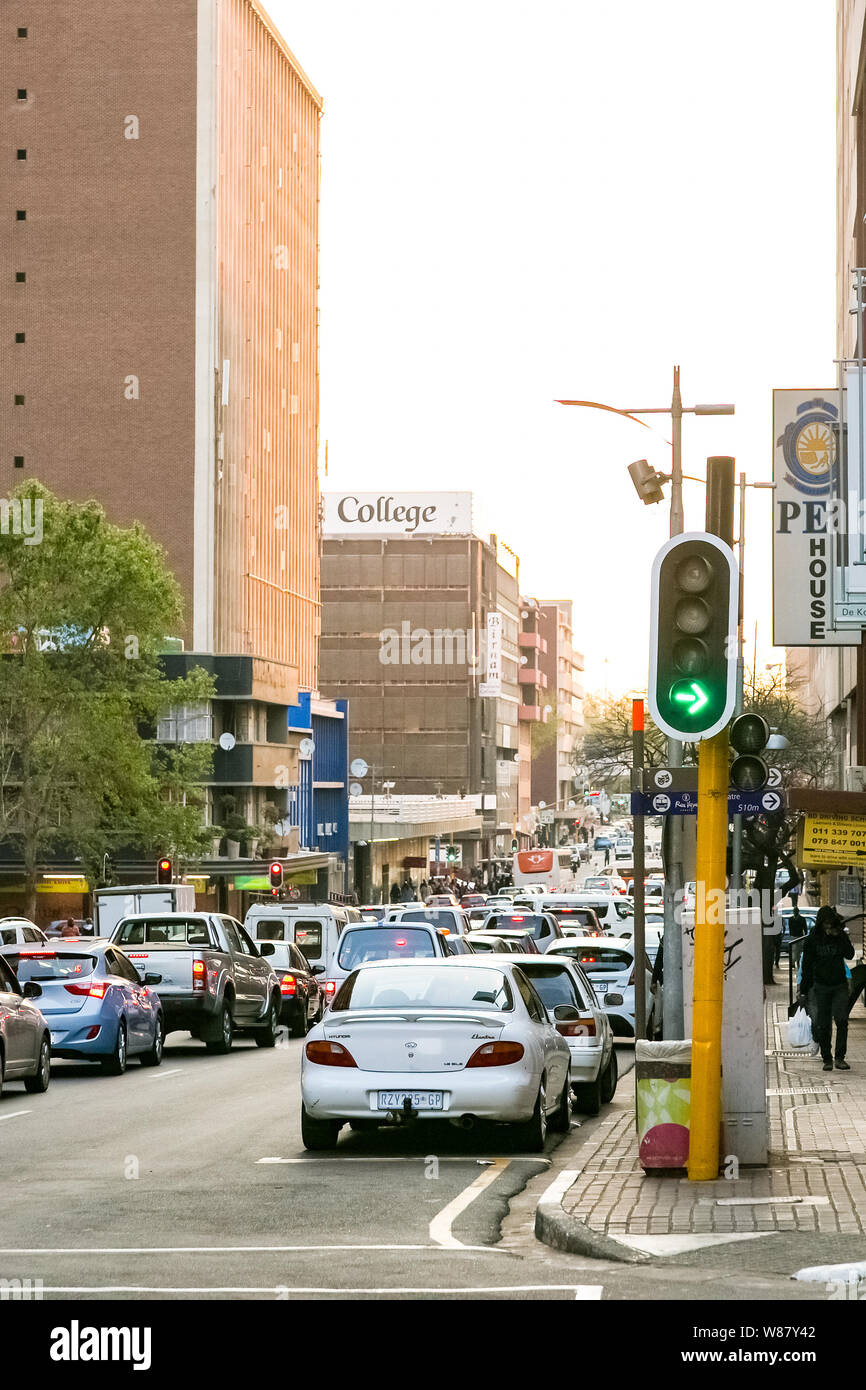 Johannesburg, South Africa - August 29 2013: Street scenes of ...
