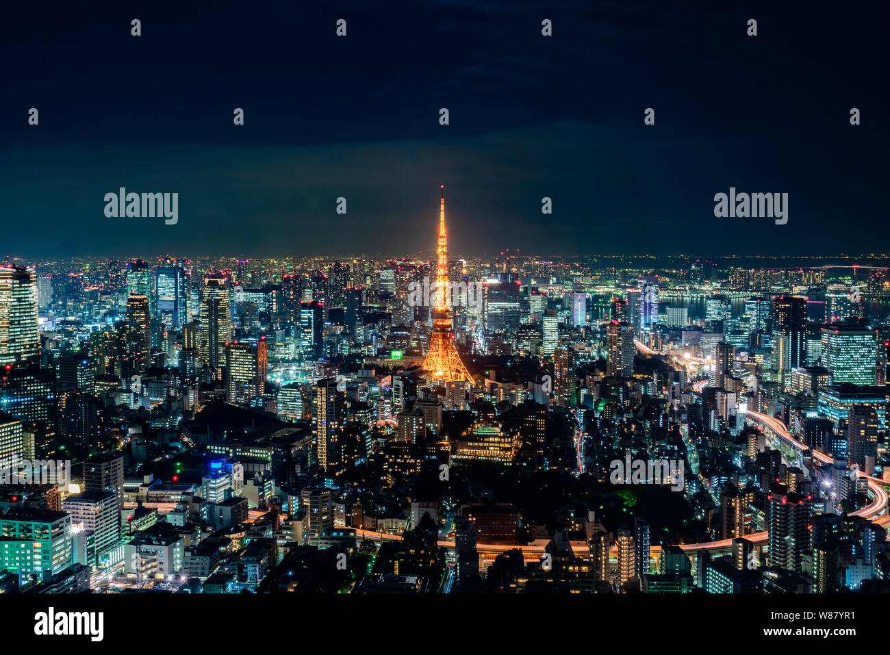Tokyo Tower, Japan - communication and observation tower Stock Photo ...
