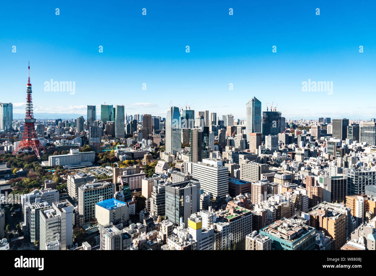 Tokyo japan city map aerial hi-res stock photography and images - Alamy