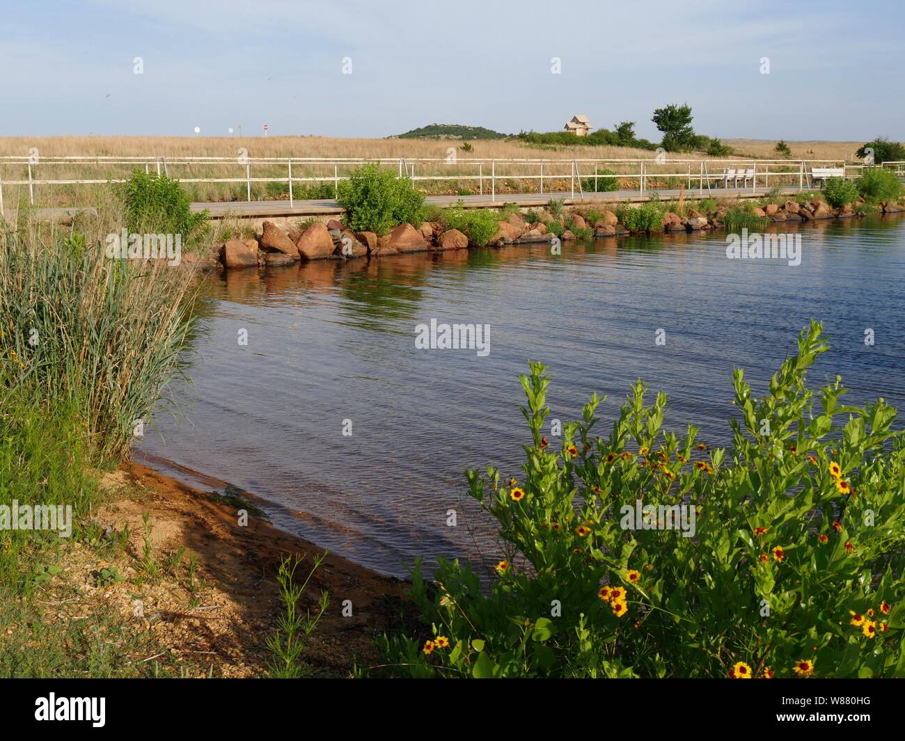 Scenic Lake Elmer Thomas, Comanche County, Oklahoma Stock Photo - Alamy