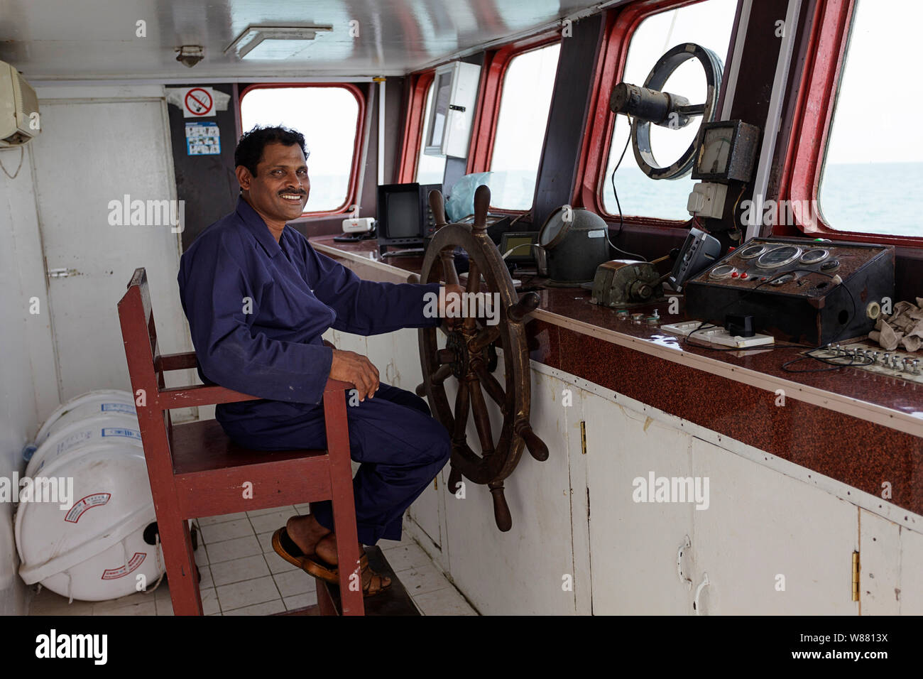 Captain of ferry hi-res stock photography and images - Alamy