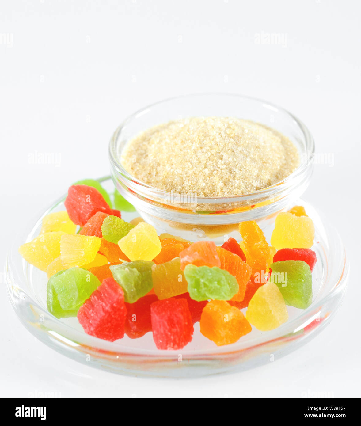 Gelatine white background hi-res stock photography and images - Alamy