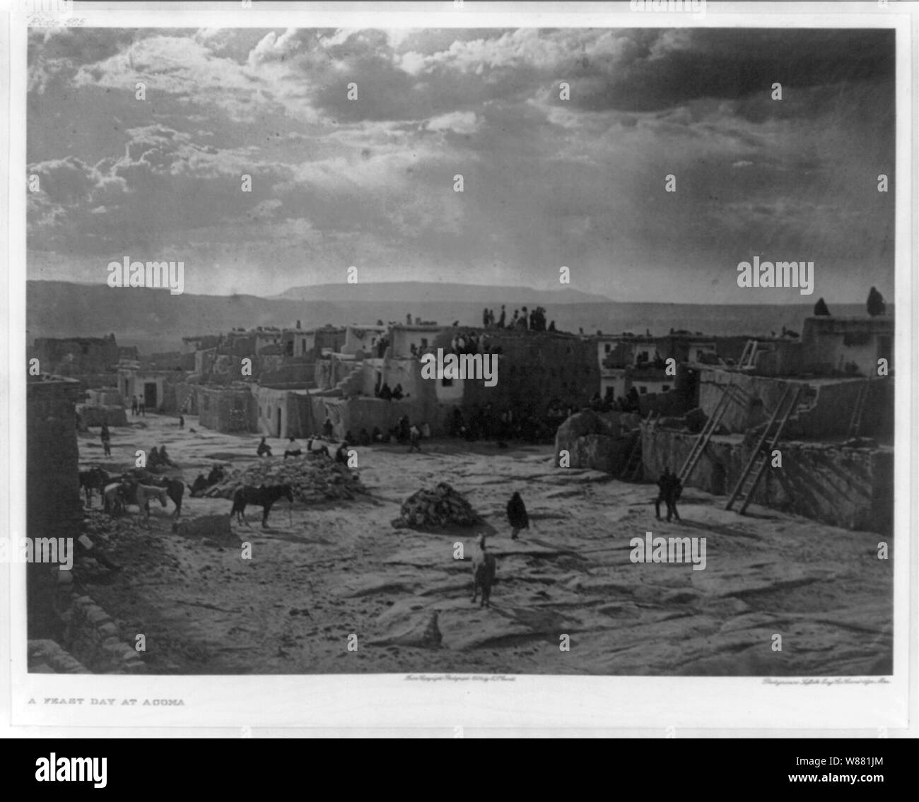 A Feast Day at Acoma Stock Photo - Alamy