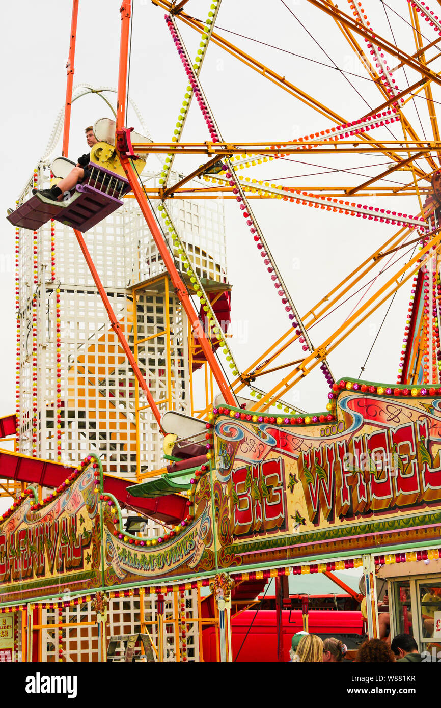 Fairground Big Wheel Stock Photo - Alamy