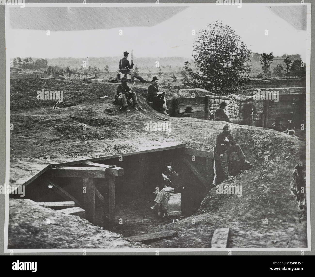 A bomb-proof in front of Atlanta, Ga Stock Photo - Alamy